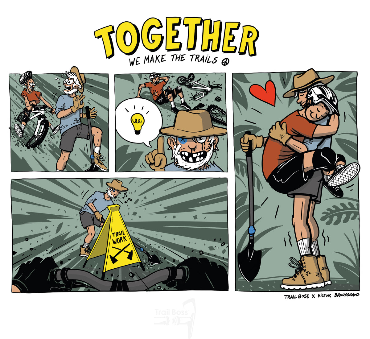 Trail Work Sign - Trail Boss USA